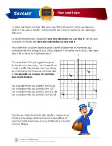 Plan cartésien - LaFeuilleMobile.com