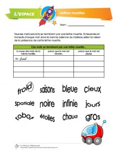 Lettres muettes - LaFeuilleMobile.com