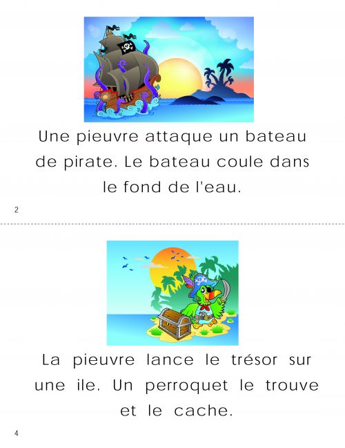 Le perroquet et la carte au trésor - LaFeuilleMobile.com