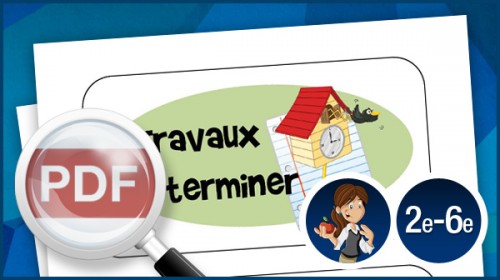 Travaux à terminer - LaFeuilleMobile.com