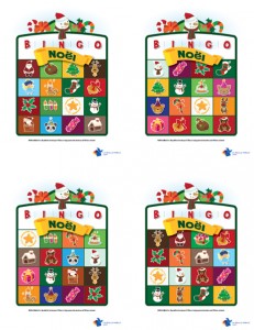 Bingo de Noël - LaFeuilleMobile.com