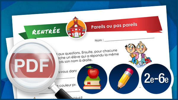 Pareils ou pas pareils - LaFeuilleMobile.com